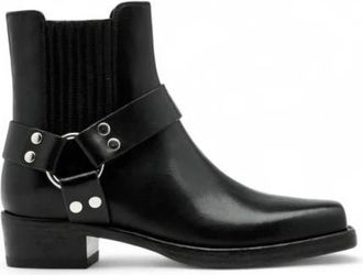 Re/Done Femme, Chaussures, Noir, Taille: 37 EU Cavalry Boot
