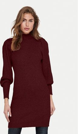 Only Strickkleid Katia 15232502 Dunkelrot Comfort Fit