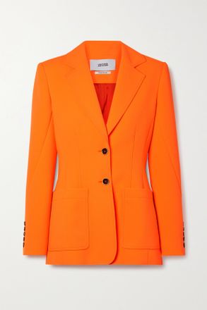 Christopher John Rogers Blazer Aus Cr&ecirc;pe - Orange
