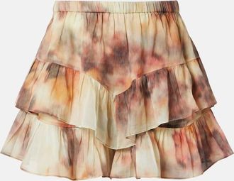 Isabel Marant Jupe-short Jocadia imprim&eacute;e en coton