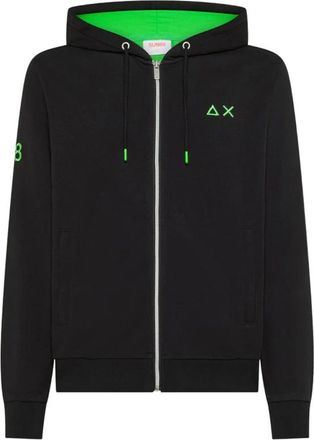 Sun 68 Homme, Sweatshirts et sweats &agrave; capuche, Noir, Taille: 2XL SweaT-shirt zipp&eacute;