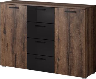 Mooved home24 Sideboard Scotter 132 x 93 x 38cm Braun