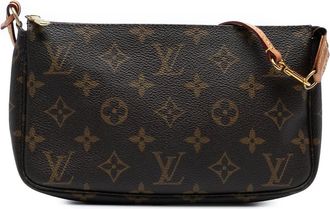Louis Vuitton Hobo Bags - Monogram Pochette Accessoires - Gr. unisize - in Braun - für Damen