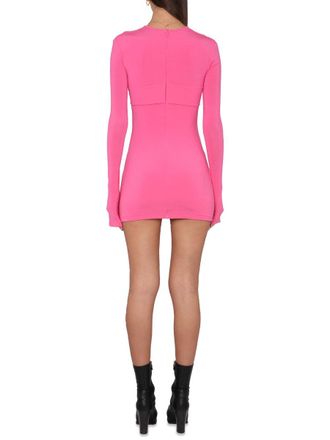 AMBUSH Viscose Blend Mini Dress - Pink