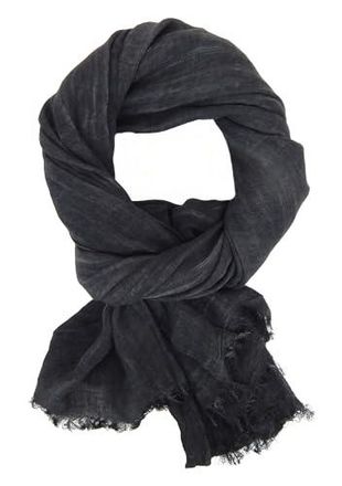 Ella Jonte &Eacute;charpe large pour homme en 3 couleurs : bleu, beige ou gris anthracite, gris, taille unique