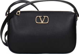 Valentino Garavani Femmes Sacs &agrave; bandouli&egrave;re Cuir Noir