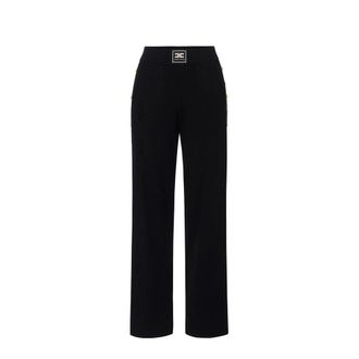 Elisabetta Franchi Damen, Hosen, Schwarzk, XSGr&ouml;&szlig;e