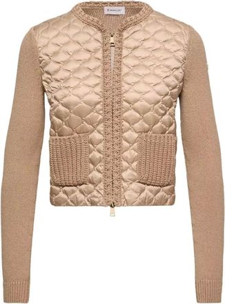 Moncler Femme, Vestes, Brun, Taille: 38 FR Winter Vestes
