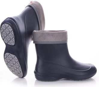 Lemigo Damen Superleichte Rutschfeste Arbeitsschuhe Arbeitsstiefel Gummistiefel Mit Futter und zus&auml;tzlichen Einlagen 36-41 EU (Marineblau, 40)