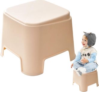 Generic Sitzende St&uuml;hle Kleine, kurze Hocker zum Sitzen,Nicht -slip Erwachsene Kinder Dusche Stapelbare leichte Fu&szlig;st&uuml;tze f&uuml;r Teenager-Familiengebrauch in Bad