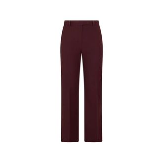 Max Mara Umanita Slim Hosen - - Trousers - Damen - Rot - S