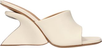 Off-white Off White Jug Sandales Femme Cuir Beige/Optic White