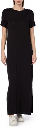 Pieces PCSOFIA Maxi T-Shirt Dress NOOS BC, Schwarz,XS