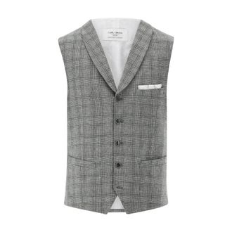 Carl Gross Wicklow Gilets in Grau - - Suits - Herren - Grau - M