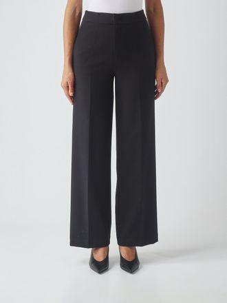 Twinset Hose von aus Viskosemischung mit weitem Bein und hoher Taille