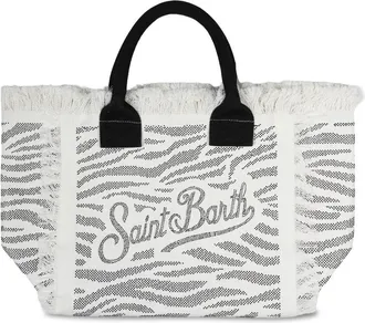 MC2 Saint Barth Womens Handbag Vanity Canvas Multicolour Cotton Handbags Hand Bags