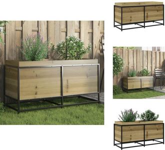 vidaXL Vidaxl - Jardini&egrave;re 100x40x50 cm bois de pin impr&eacute;gn&eacute; - Jardinieredext&eacute;rieure - Jardini&egrave;re Bois - Pot De Fleurs Ext&eacute;rieur - D&eacute;co Jardin - Planter