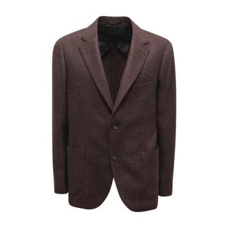 Lardini Woll-/Kaschmir-Jacke - - Jackets - Herren - Braun - XL