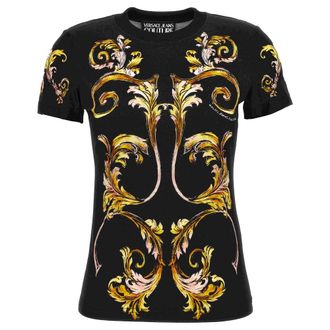 Versace Jeans Couture Placed T-Shirt - - Tops - Damen - Schwarzk - S