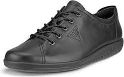 Ecco Soft 2.0 Tie Basket Femme, Noir 56723black With Black Sole, 35 EU