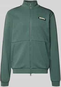 Emporio Armani Sweatjacke mit Stehkragen und Zweiwege-Rei&szlig;verschluss