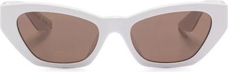 Oliver Peoples x Khaite 1961C Sonnenbrille - Wei&szlig;