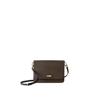 Borbonese Petit sac bandouli&egrave;re B-Urban - Femme - Sacs - Brun - Taille: ONE Size