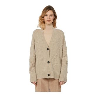 Max Mara Femme, Pulls, Beige, Taille: 36 FR Cardigans
