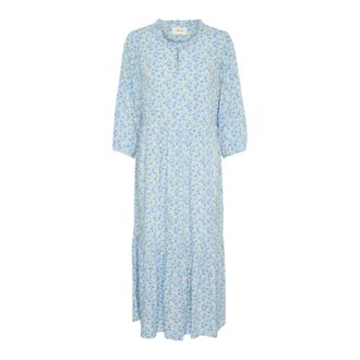 Cream Crtiah Midikleid - - Dresses - Damen - Blau - M