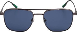 Lacoste Homme, Accessoires, Noir, Taille: ONE Size L261S Rectangular Metal Lunettes de soleil