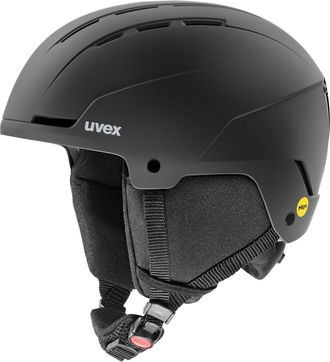 Uvex Glance MIPS - robuster Skihelm f&uuml;r Damen und Herren - individuelle Gr&ouml;&szlig;enanpassung - optimierte Bel&uuml;ftung - schwarz matt - 58-62
