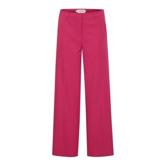 Ichi Ichi - Pantalon large Ihlexi PA - Femme - Pantalons - Rose - Taille: 38 FR