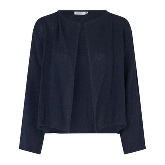 Masai Navy Gewebte Jacke Majulitta Stil - - Knitwear - Damen - Blau - L