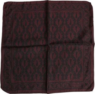 Dolce & Gabbana Homme, Accessoires, Brun, Taille: ONE Size Foulard Carr&eacute;
