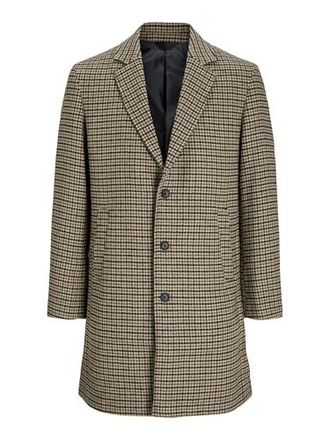 Jack & Jones Jjeharrison Wool Coat Sn Manteau en Laine, Crockery/Motif : Sweat à Capuche, XL Homme