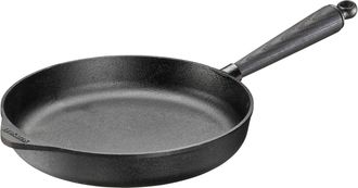 Skeppshult Skeppshult 0285TS Servierpfanne Ø 28 cm aus Gusseisen mit Holzgriff ausEsche,für alle Herdarten geeignet (auch Induktion