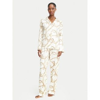 Lauren Ralph Lauren Pyjama ILN92536 Creme Regular Fit
