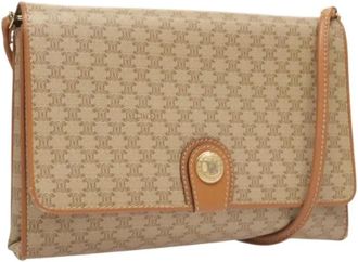 Celine Pre-owned Cuir sacs-celine - Femme - Pre-owned - Beige - Taille: ONE Size