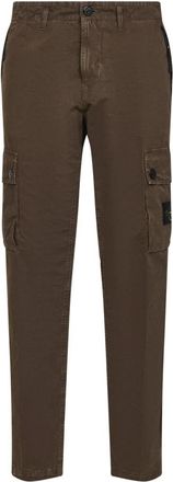 Stone Island Homme, Pantalons, Brun, Taille: W33 Slim-fit Pantalons