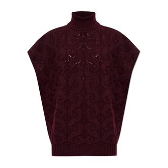 Etro Rollkragenweste - - Knitwear - Damen - Rot - XS
