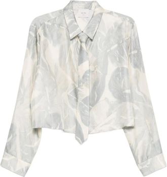 Alysi Femme, Blouses et Chemises, Bleu, Taille: 38 FR Chemises