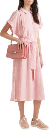 Benetton Damen 4ql3dv08r Kleid, rot, XS