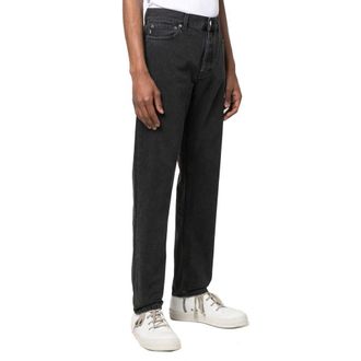 AMBUSH Mens Black Cotton Slim Fit Jeans Clothing