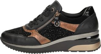 Remonte Femme, Chaussures, Noir, Taille: 37 EU Chaussures &agrave; lacets Laag