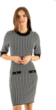 Morgan Damen 252-rmsixta Kleid, Schwarz M, Large