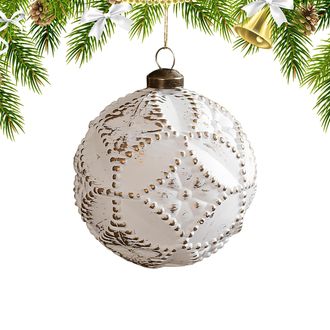 Generic Weihnachtskugeln Dekoration, 8 cm Weihnachtsschmuck Deko - Weihnachtsdeko Kugelringe, f&uuml;r Front Gartentisch Gartenweg Kamin Pendeltreppe Weihnachtsbau