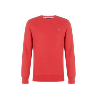 Polo Ralph Lauren Gerade geschnittener Baumwoll-Piqué-Pullover Polo Ralph Lauren in Rot