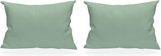 Soleil d'Ocre Soleil dOcre Kissenbezug, Baumwolle, Grün, 50 x 70 cm (Packung mit 2)