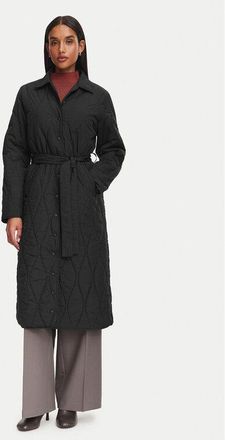 Simple &Uuml;bergangsmantel 62KUDP102 Schwarz Regular Fit