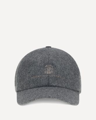 Brunello Cucinelli Logo Baseball Hat Male M